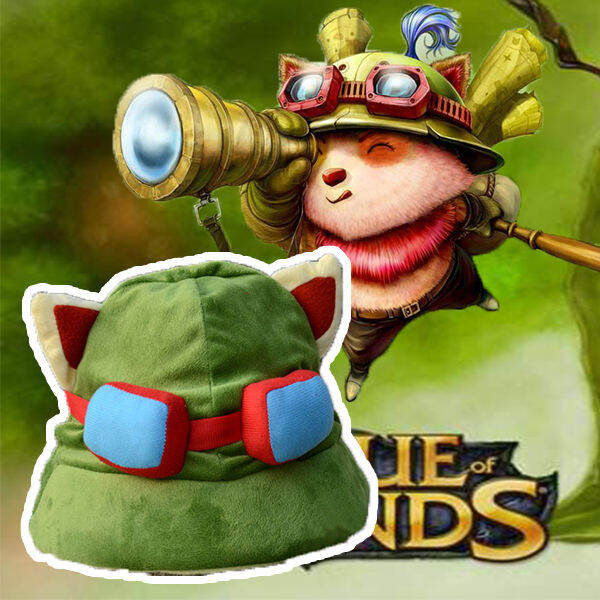 Unisex Cosplay Green League of Legends LOL Teemo Game Video Merchandise ...