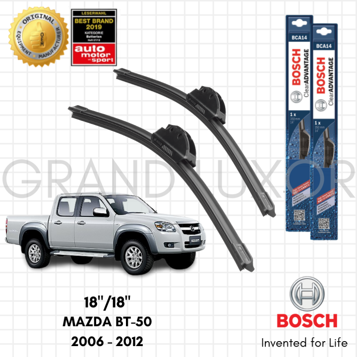 Bosch CLEAR ADVANTAGE Wiper Blade Set for MAZDA BT-50 2006-2012 (18 /18 ) | Lazada PH