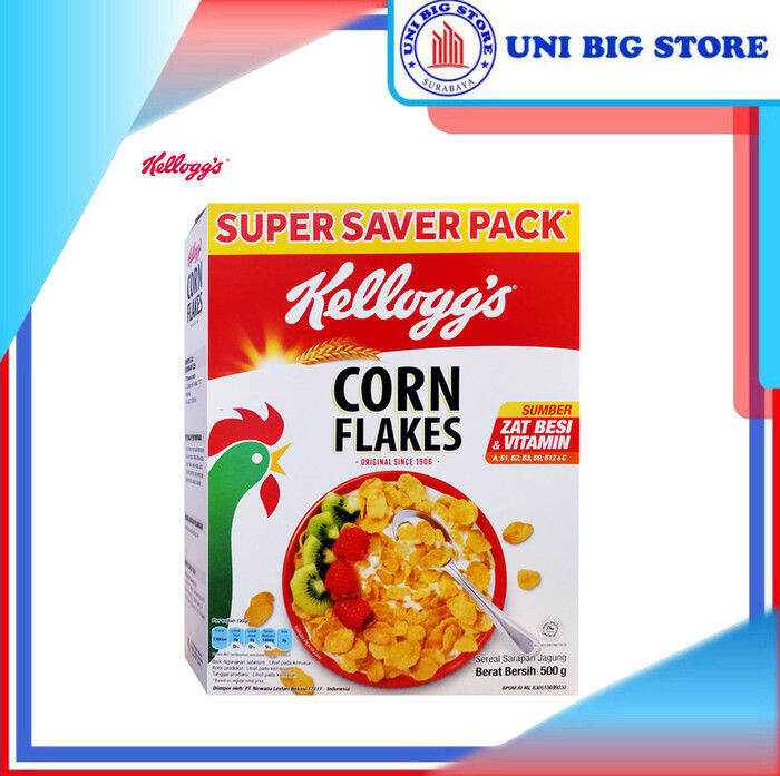 KELLOGG'S Kelloggs Kellogs Corn Flakes 500 gr Sereal Jagung | Lazada Indonesia