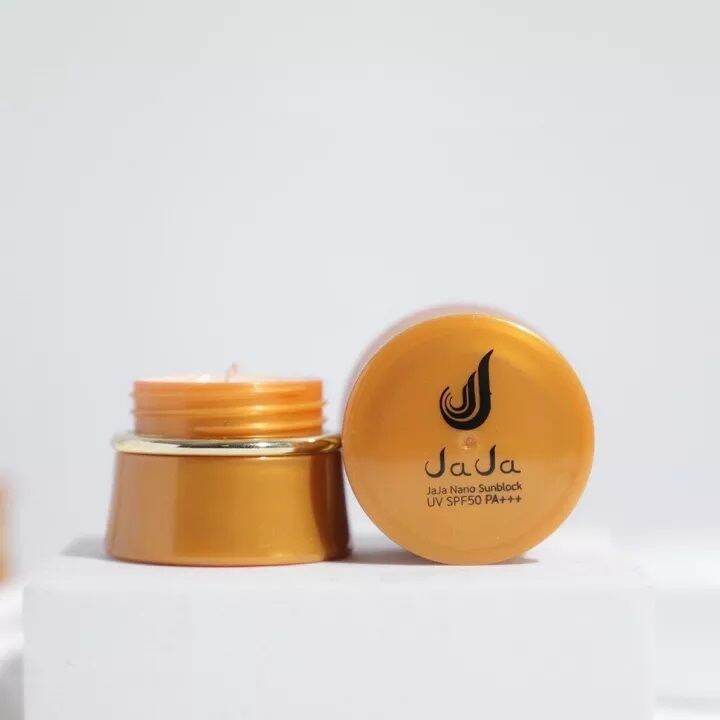 Jaja Nano Sunblock UV SPF50 PA+++ ครีมกันแดดจ๊ะจ๋า ️ ของแท้ สินค้าพร้อมส่งงง (08659) | Lazada.co.th