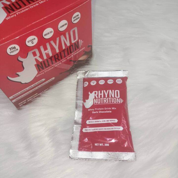 RHYNO NUTRITION WHEY PROTEIN 1 SACHET | Lazada PH