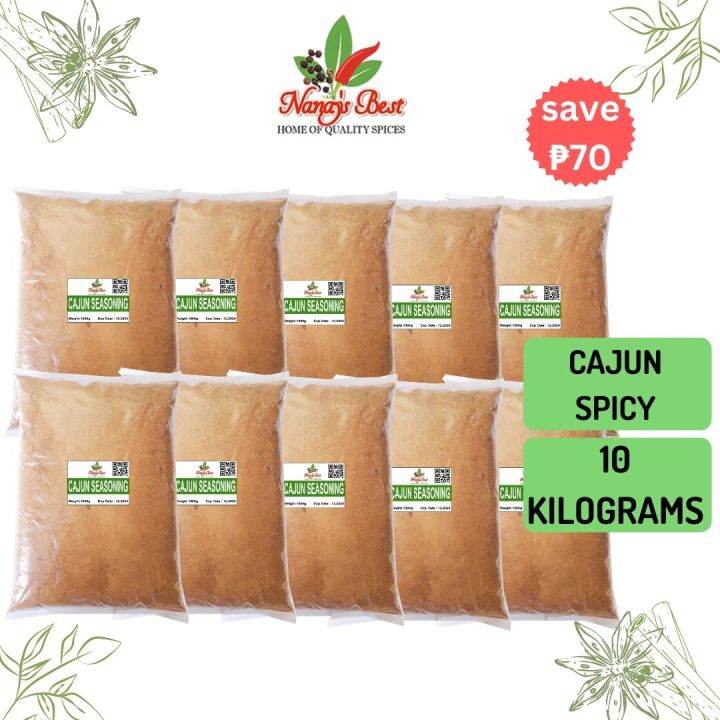 NanaysBest Cajun Seasoning Spicy 10 Kilo - 10000 grams | Lazada PH