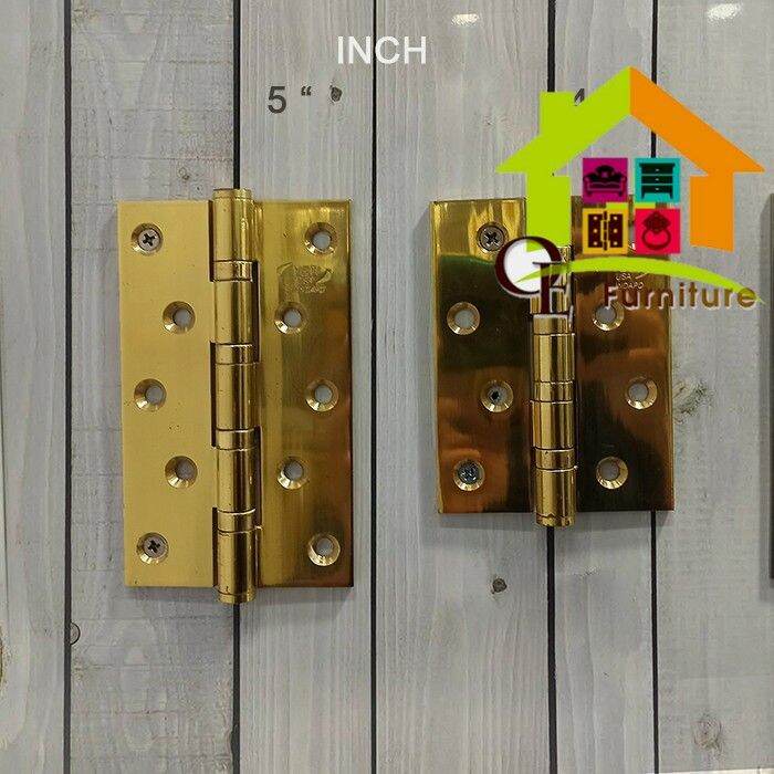 Engsel Pintu Jendela Tebal YETI 4 - 5 Inch A.H606 Engsel laci Kuningan ...