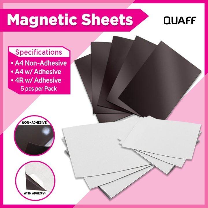 QUAFF Magnetic Sheet A4 / 4R size (5pcs per order) | Lazada PH