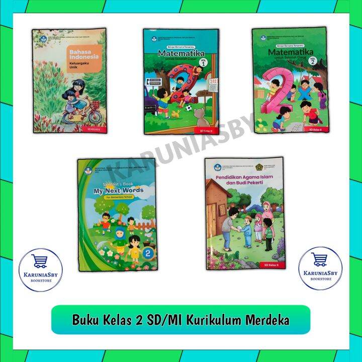 Buku Paket Kelas 2 SD Kurikulum Merdeka Revisi 2021 Terbaru | Lazada Indonesia