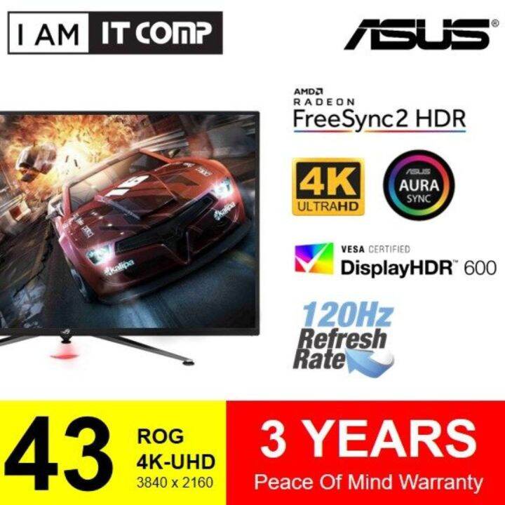 Asus 43 Inch ROG Strix XG438Q 4K ( 3840x2160 ) , 120Hz , FreeSync ...