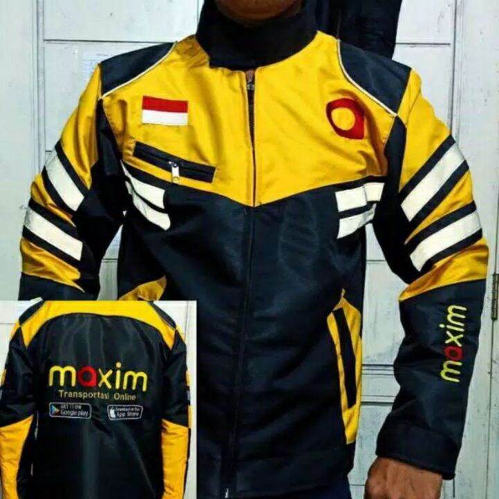 jaket ojek maxim murah kualitas super model baru bahan taslan bolak ...