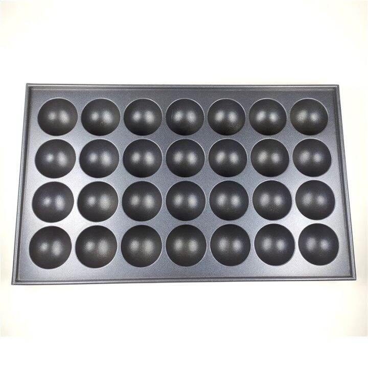 1 28หลุม Nonstick ถาดอบแผ่นอะไหล่ของเชิงพาณิชย์ทาโกะยากิเครื่องหล่อ