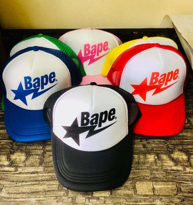 BAPE CAP Net Cap Trucker Cap for Unisex | Lazada PH