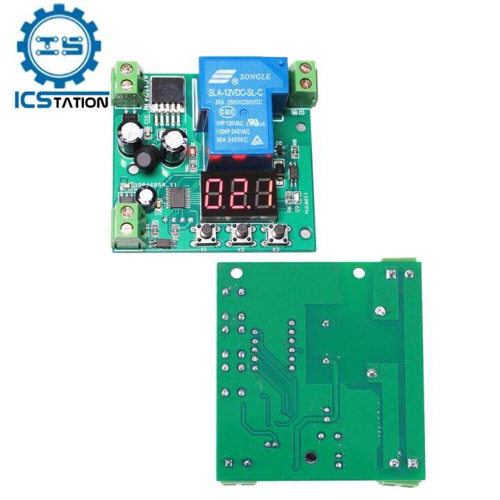 AC 9V 24V DC 12V 30V PNP High Level Trigger Delay Relay Module ...