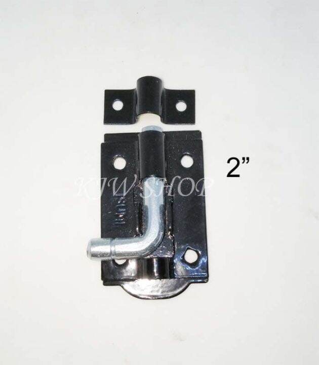 Grendel 2" Slot Pintu Selot Kunci Pintu Bahan Besi Tebal 2" Hitam ...
