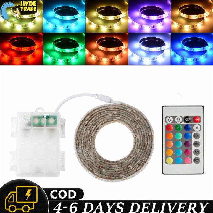 5050 Rgb Colorful 5v Led Strip Light Ip65 Waterproof Soft Lighting ...