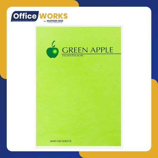 Green Apple Padded and Spiral Notebook 80 leaves | Lazada PH