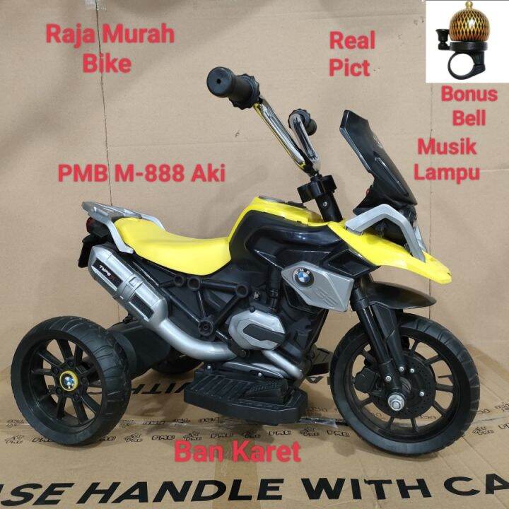 Mainan Motor Aki Anak PMBB M888 Motor Aki Dan Gowes Ninja PMB M-888 Motor Mainan Anak Motor Aki ...