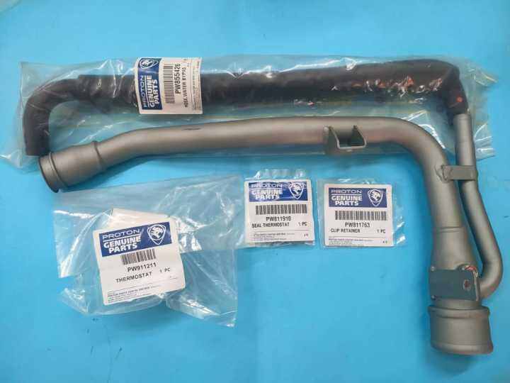 WATER PUMP PIPE COMPLETE SET WITH THERMOSTAT SET PROTON SAGA BLM ...