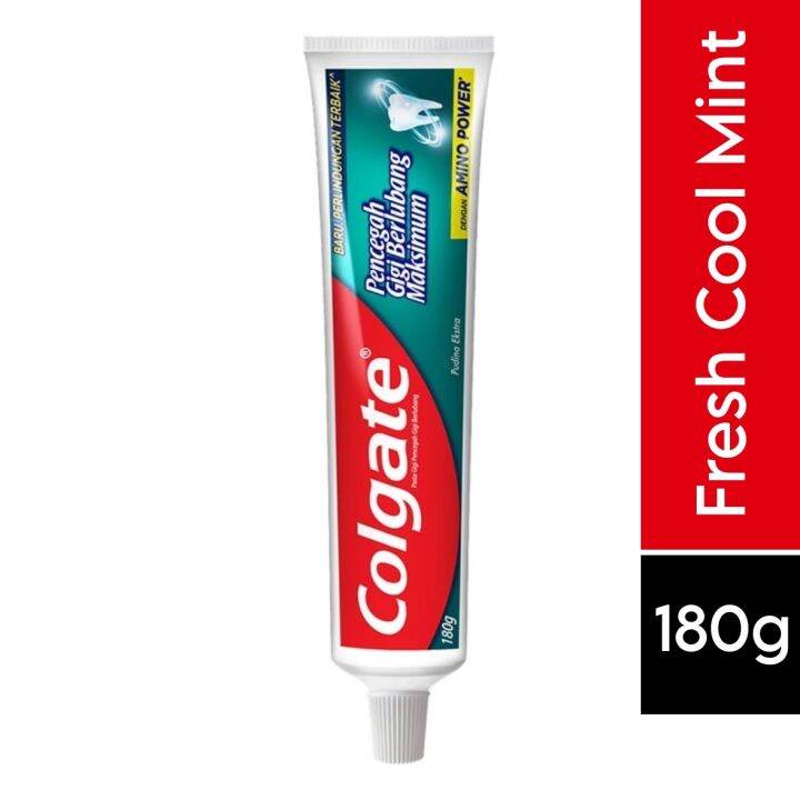 COLGATE Fresh Cool Mint 180g - NEW / Colgate toothpaste Fresh Cool Mint ...