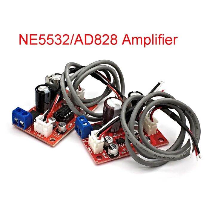 NE5532 AD828 Audio OP AMP Moving Coil Microphone Preamps Pre Amplifier Pre amp Magnetic Head ...