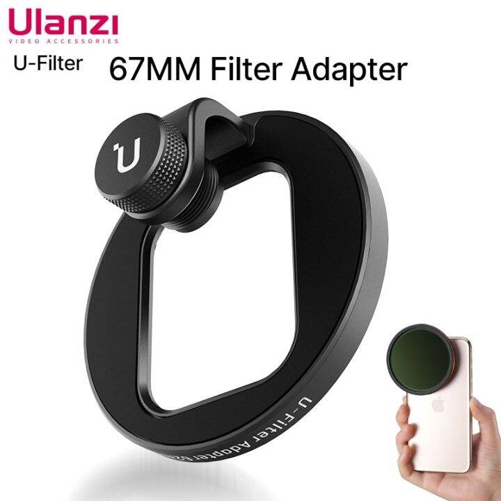 Ulanzi U Filter Universal 67MM Filter Adapter Clip UV CPL ND VND Filter ...