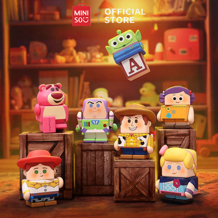 MINISO Pixar Power Square Theme Figure Pixar Blind Box Ornament | Lazada