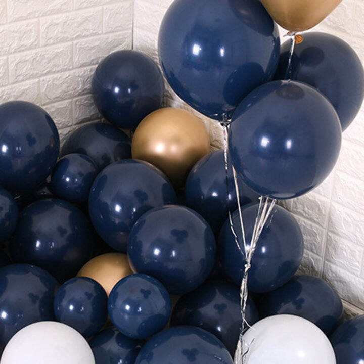 100 Keping Logam Belon 12 Inci Borong Krom Tebal Warna Logam Udara ฮีเลียม Bola Globos Parti