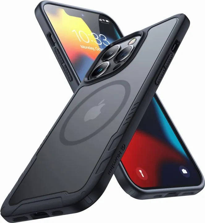 Humixx Magnetic Shockproof Designed for iPhone 13 Pro Max Case with ...