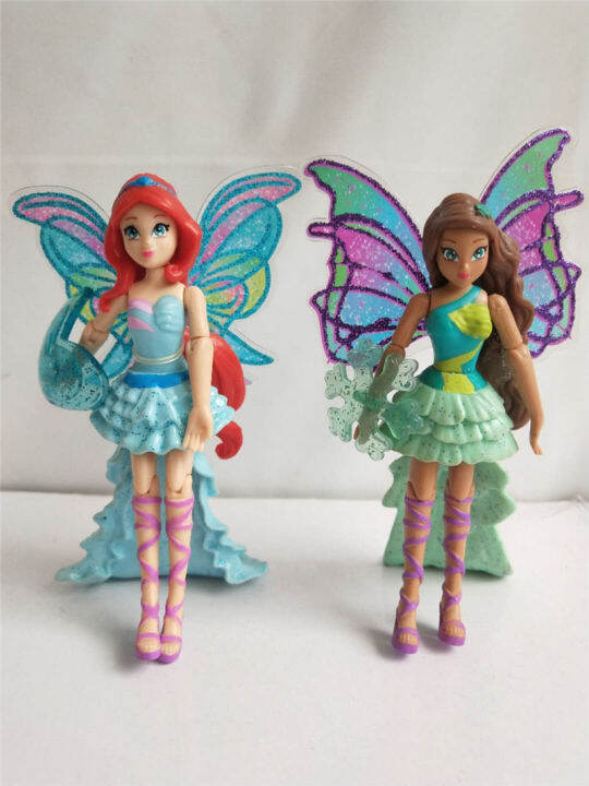 United States Winx club magic pretty mini doll figurine ornaments with ...