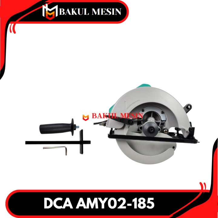 Mesin gergaji circular saw 7inch AMY02-185 DCA AMY 02-185 | Lazada ...