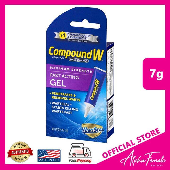 Compound W Salicylic Acid, Maximum Strength Fast Acting Gel for Wart or ...