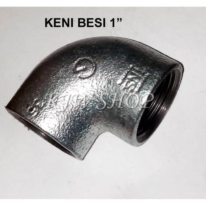 Keni Knee Elbow Besi Galvanis 1" 1inch Fitting Besi Fiting Besi ...