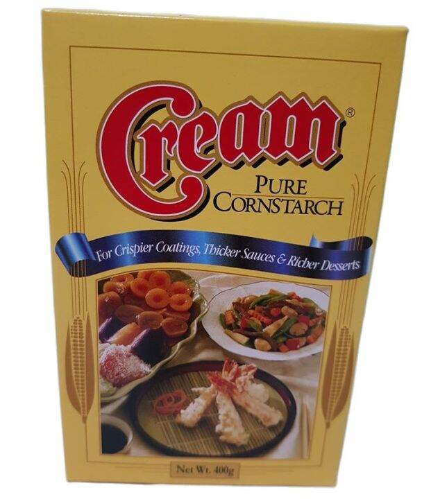 Cream Pure Cornstarch (pack of 3 boxes x 400 grams) | Lazada PH