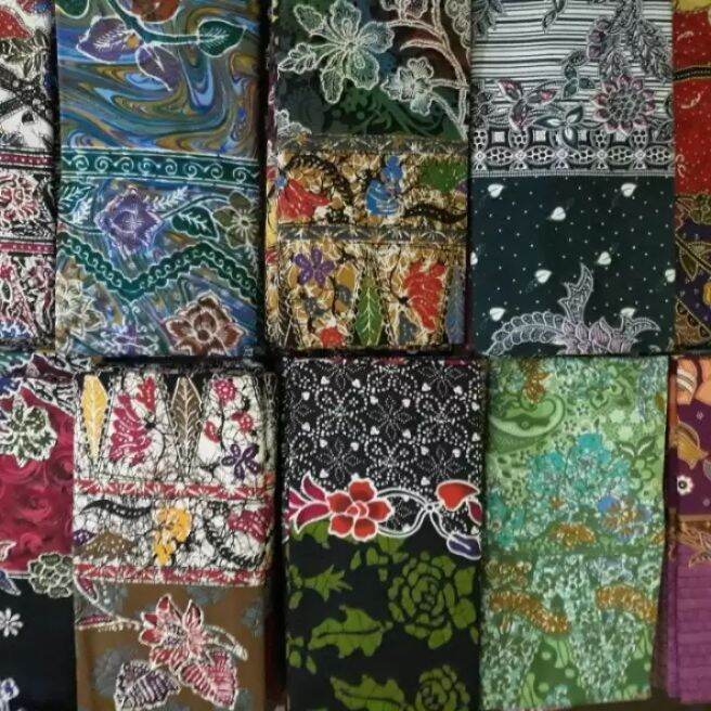10 helai kain sarung batik terengganu berjahit | Lazada