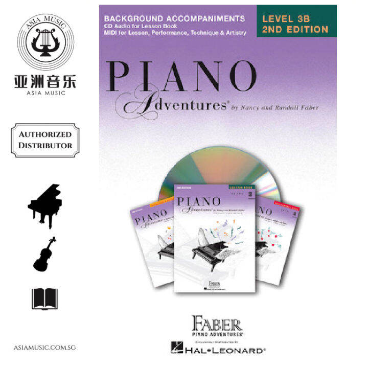 AUTHORIZED DISTRIBUTOR - HAL LEONARD - FABER LEVEL 3B LESSON BOOK ...