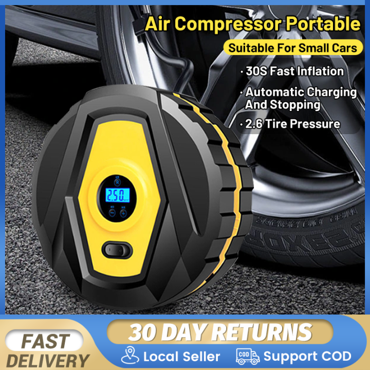 air compressor portable tire inflator for car car compressor air pump ...
