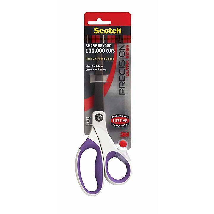 3M Scotch 8'' Precision Ultra Edge Titanium Scissors 1458TU-MIX | Lazada