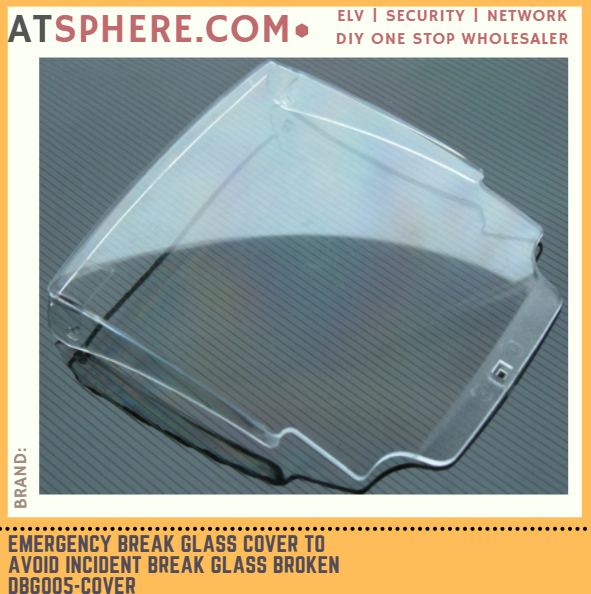 Emergency Break Glass Cover to Avoid Incident Break Glass Broken DBG005 ...