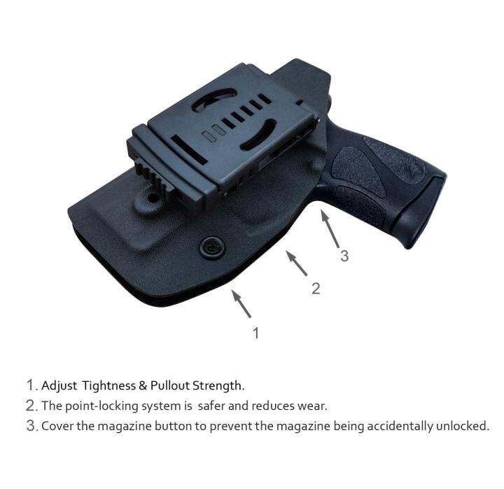 Taurus G2C Holster OWB Kydex Holster Custom Fit: Taurus G2C 9mm ...