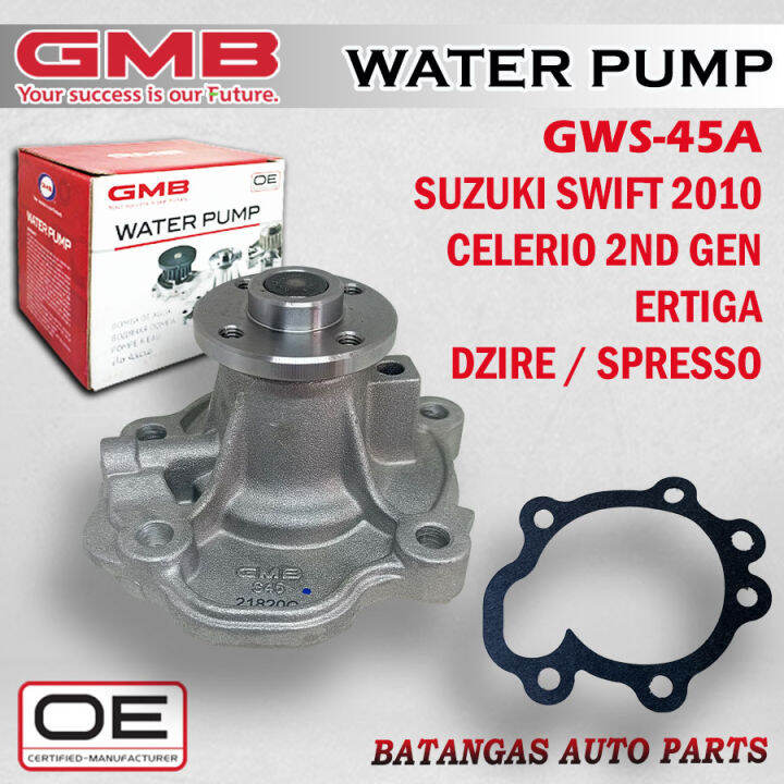 GMB WATER PUMP SUZUKI SWIFT 1.2 / CELERIO / ERTIGA / SWIFT DZIRE/ S ...