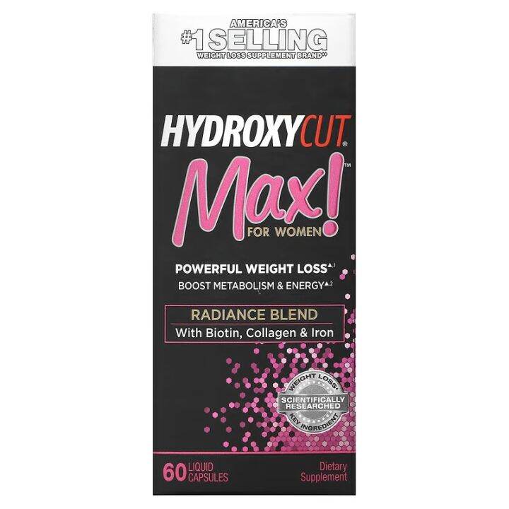 Hydroxycut, Max! For Women, 60 Liquid Capsules | Lazada PH