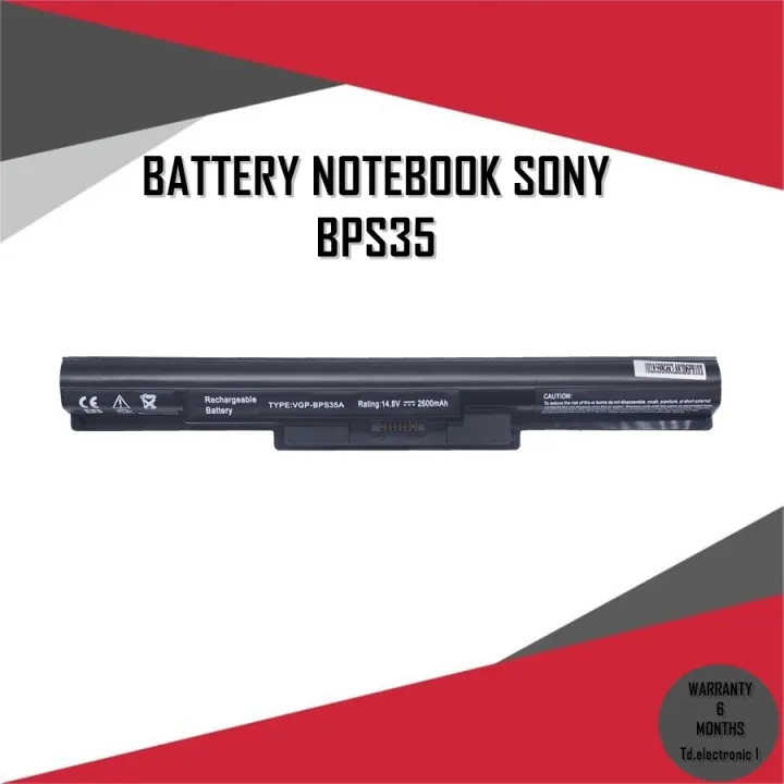 BATTERY NOTEBOOK SONY BPS35 / แบตเตอรี่โน๊ตบุ๊คโซนี่ เทียบ (OEM ...