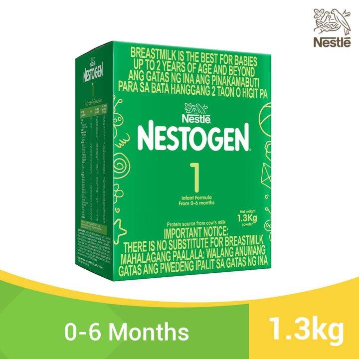 NESTOGEN 1 Infant Formula For Children 0-6 Months 1.3kg | Lazada PH
