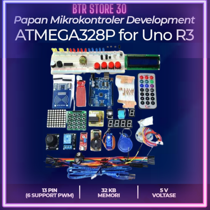 Cod Arduino R3 Rfid Starter Kit Learning Suite Mikrokontroler Arduino