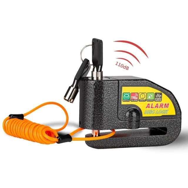 Waterproof Motorcycle Alarm Lock Bike Lock Security Anti-theft Lock ...