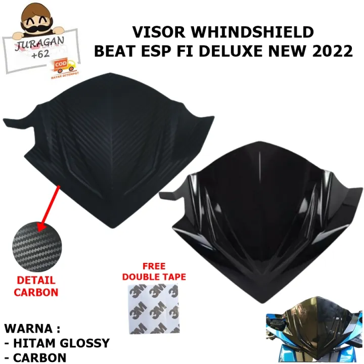 VISOR BEAT FI ESP DELUXE NEW 2022 WINDSHIELD WINSIL PNP | Lazada Indonesia