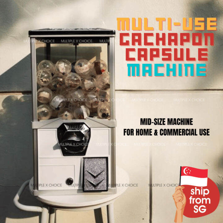 Multi-Purpose Gachapon Vending Machine Gum Ball Coffee Tea Capsule ...