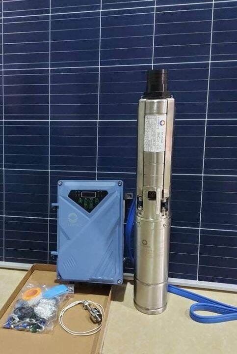 3HP AC/DC SOLAR SUBMERSIBLE WATER PUMP with AUTO SWITCHING CONTOLLER ...