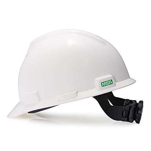 MSA V-GARD 475358 Safety Helmet Hard Hat with Fas-Trac III Suspension ...