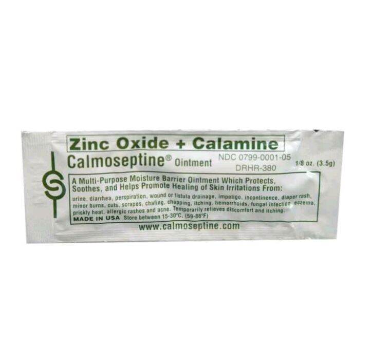 Calmoseptine Zinc Oxide + Calamite (SACHET) | Lazada PH