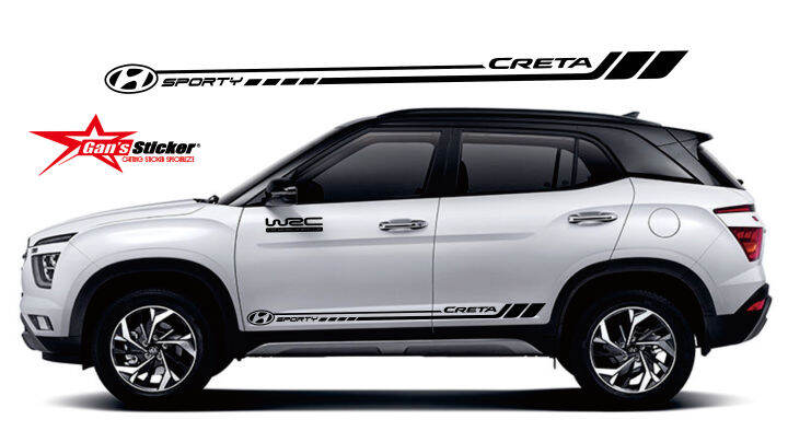 sticker hyundai creta sticker mobil hyundai | Lazada Indonesia