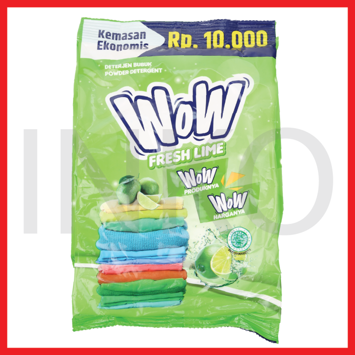 WOW DETERGENT BUBUK FRESH LIME 500GR | Lazada Indonesia