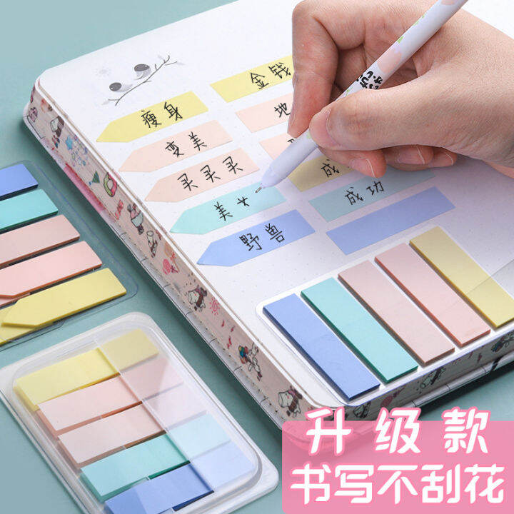 Mo Landi-colored index stickers can be used to write sticky notes ...